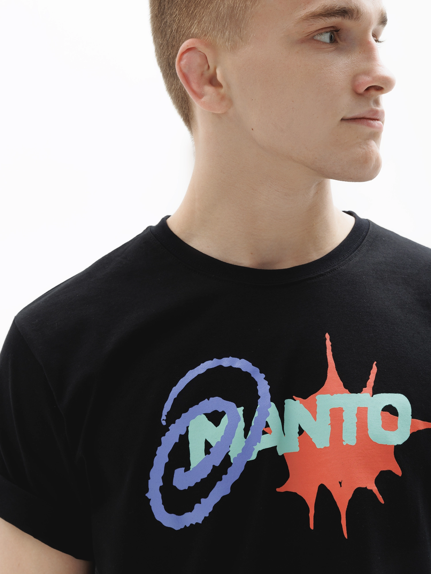 MANTO t-shirt SPLASH OVERSIZE black | CLOTHING \ T-SHIRTS | Top Quality ...